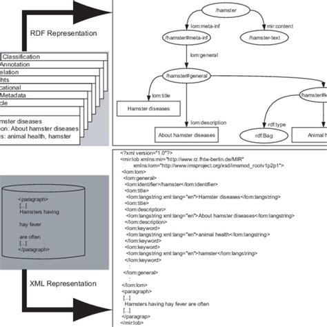 Representation Of Metadata In Xml And Rdf Statements Download