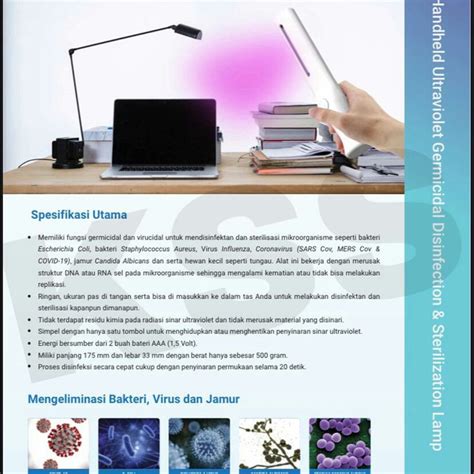 Lampu Sterilisasi Portable Pocket Lab Tested Trademall Id