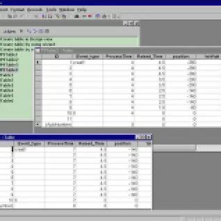 Sample Of The Database Tables Download Scientific Diagram