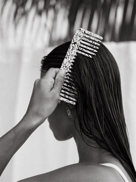 Nat Noor Comb In Marble Was £22 Tea And Kate