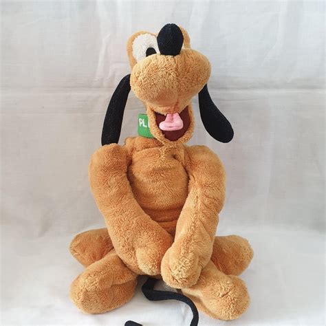 Disney Store Pluto Plush Authentic Toy Super Soft Depop