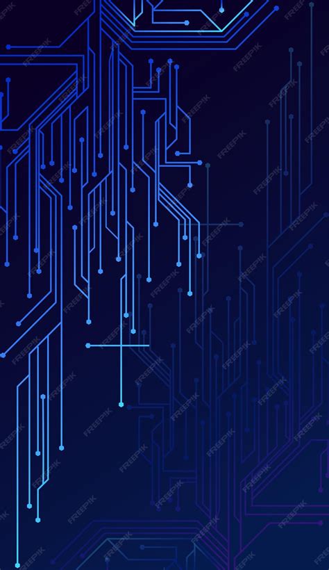 Premium Vector A Vector Circuit Board Pattern For A Technologythemed