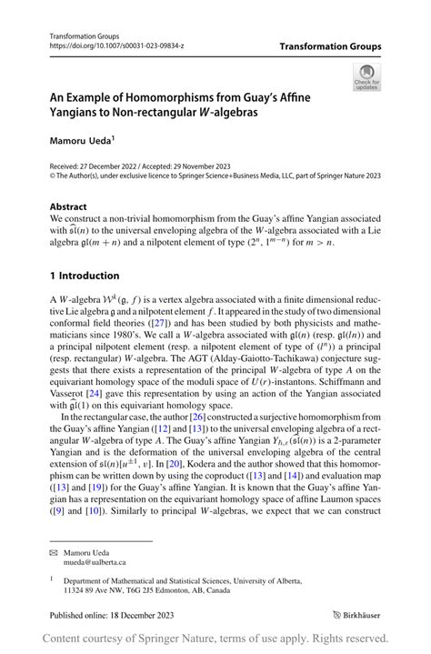 An Example Of Homomorphisms From Guays Affine Yangians To Non