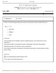 Network Virtualization Solutions And Implementation Guide Course Hero