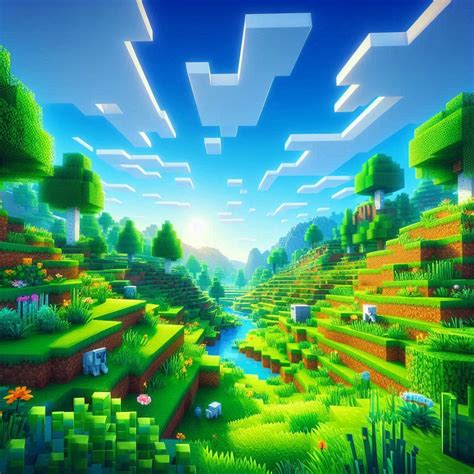 Wallpaper Minecraft Shader Realista 4k Mundo Minecraft Creeper De
