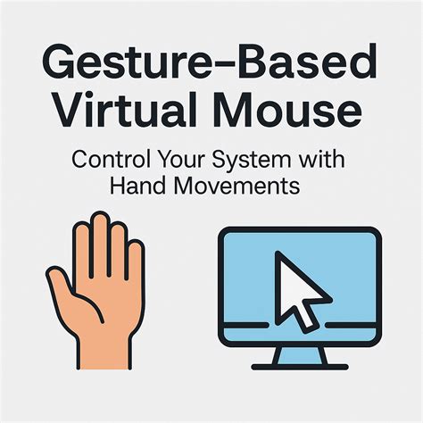Gesture Based Virtual Mouse — Control Your System With Hand Movements