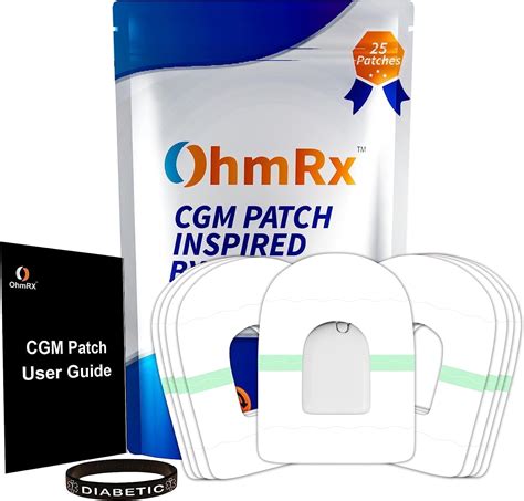 Ohmrx Omnipod 5 Waterproof Adhesive Patches Combo Pack Of 25 Clear Fsa Hsa Eligible Lasts 10