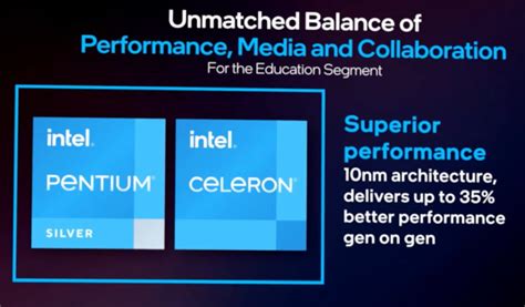 Intel Launches 10nm Celeron And Pentium Silver Chips For Inexpensive Low Power Laptops Liliputing