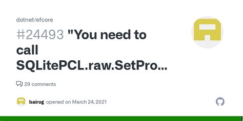 You Need To Call Sqlitepcl Raw Setprovider Error When Using Microsoft Entityframeworkcore