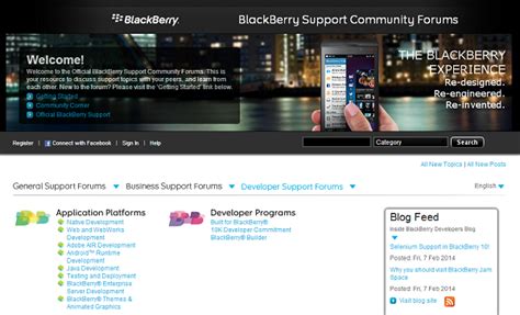 get the most out of the blackberry developer support forums