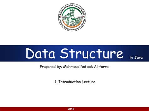 1 Intro Of Data Structure Course Pdf