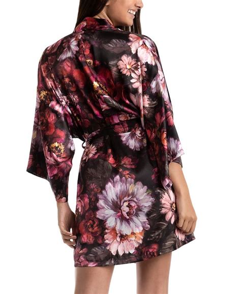 Midnight Bakery Womens Lingerie Amelie Satin Wrapper Macys