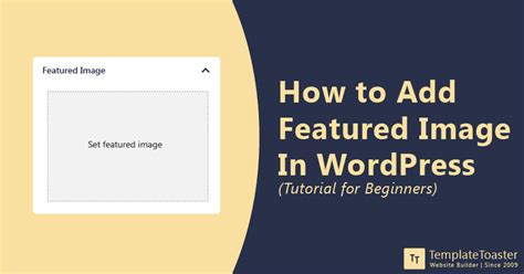How To Add Featured Image In Wordpress Tutorial For Beginners
