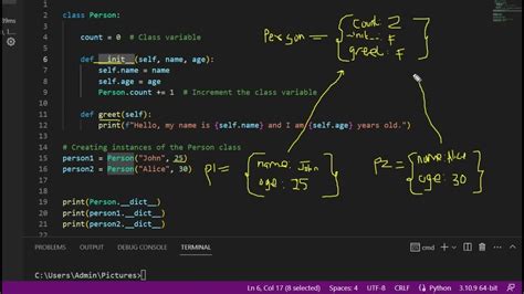 Class And Object Instance In Python Youtube