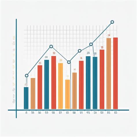 A Graph With The Number 10 On It Premium Ai Generated Vector