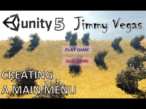 Mini Unity Tutorial How To Create A Main Menu Beginners Tutorial YouTube