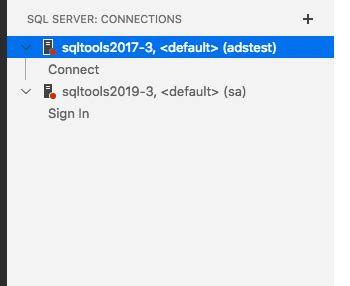 Inconsistent Experience For Connect Sign In Issue Microsoft Vscode Mssql GitHub