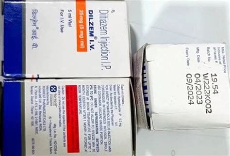 Dilzem Injection At Best Price In Mumbai Id 2851536676230