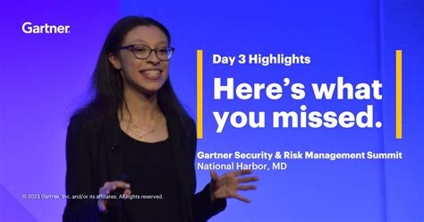 Sofia Raposo Linkedin‘de Gartner Security And Risk Management Summit