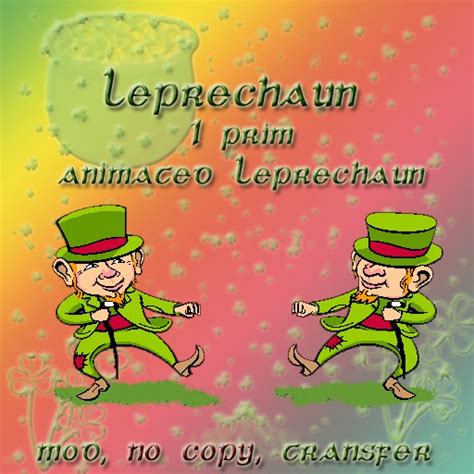 Second Life Marketplace Leprechaun Animated