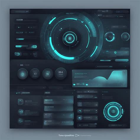 Futuristic Gui Interface Web Template By Adrenalinegrafix On Deviantart
