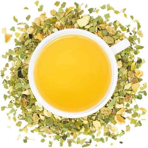 Organic Loose Leaf Lemon Ginger Mate Full Leaf Tea Company