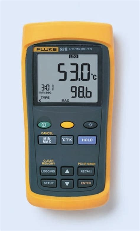Fluke 51 2 Fluke Fluke 51 Ii Wired Digital Thermometer Type T K