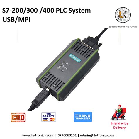 PLC Programming Cable Compatible Siemens S LK Tronics