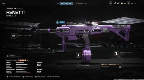 Best Renetti Conversion Kit Loadout In Warzone Jak Ferocity Carbine