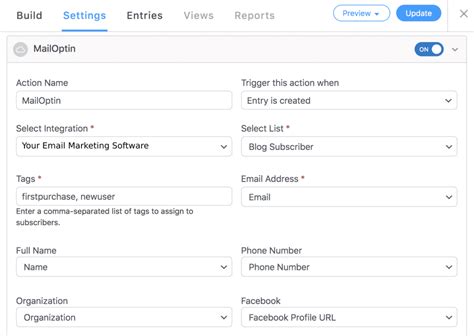 Connect Formidable Forms To Mailchimp Aweber Klaviyo Zoho