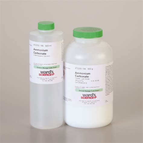 Ammonium Carbonate Chemicals For Science Education