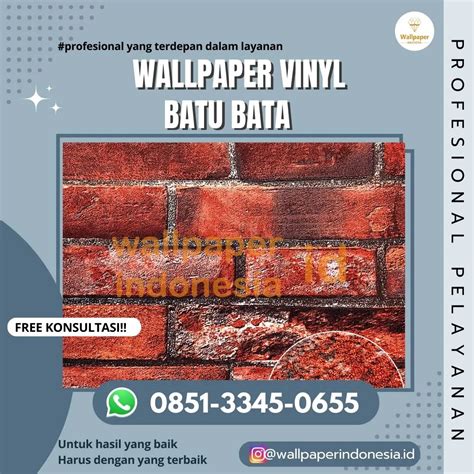 Wallpaper Vinyl Batu Bata Pilihan Terbaik Untuk Dekorasi Anda