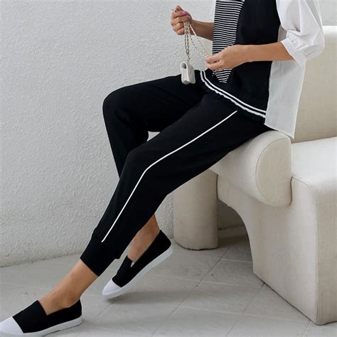 패션 바이 카카오 옆줄배색 죠거팬츠