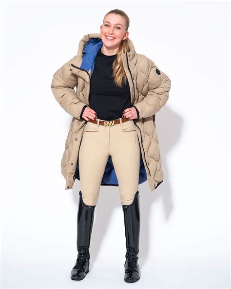 Long Quilted Coat Isa In Mouse Redsware Clothing And Apparel