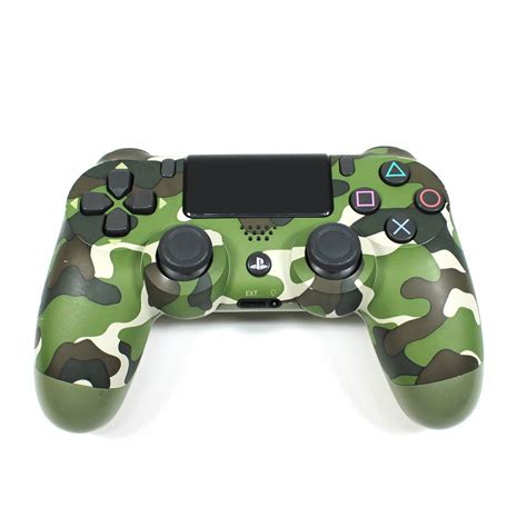 Used Playstation 4 Ps4 Green Camo Controller