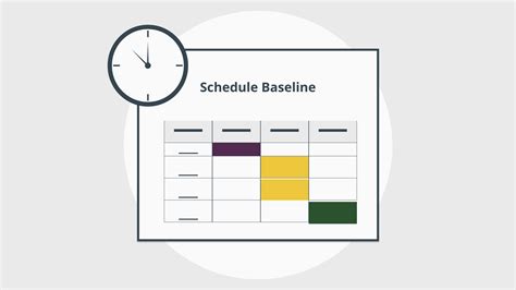 Schedule Baseline Template Templates Project Management Tools