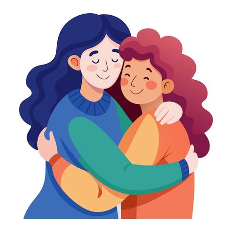 Friends Hugging Clipart Friends Hugging Vector Art Icons And