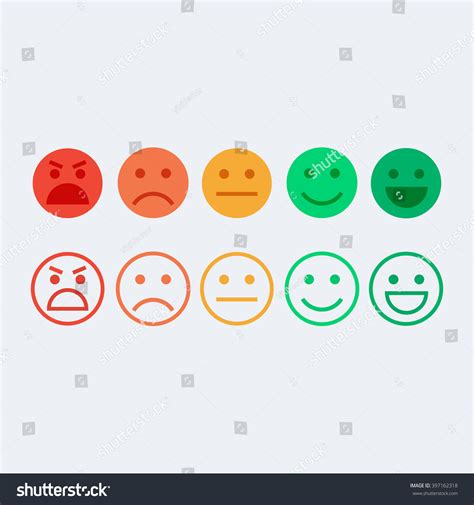 Feedback Vector Concept Rank Level Satisfaction Stock Vector Royalty