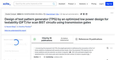 Design Of Test Pattern Generator Tpg By An Optimized Low Power Design