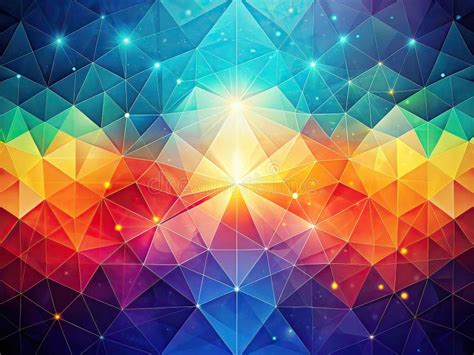 Stylish Geometric Hipster Background A Modern Visual Composition Using