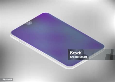 โทรศัพท์มือถือในการฉายภาพไอโซเมตริก หน้าจอสัมผัส เทคโนโลยีระดับโลก ภาพประกอบเวกเตอร์ ภาพประกอบ