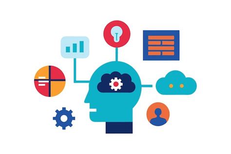 Cognitive Computing Ai Amp Humanmachine Interaction Icons Premium Ai