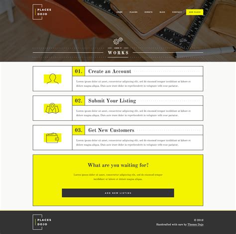 Places Dojo Directory Htmlcss Template By Themes Dojo Themeforest