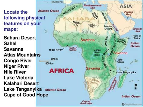 Savanna Africa Map
