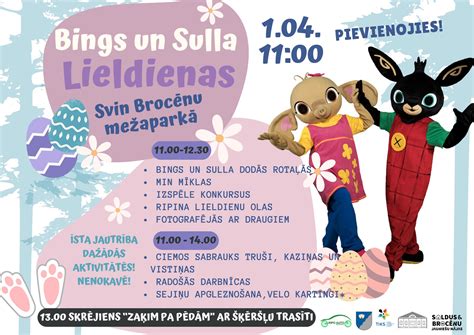 Bings Un Sulla Lieldienas Svin Brocēnos Saldus Kultūra Un Sports