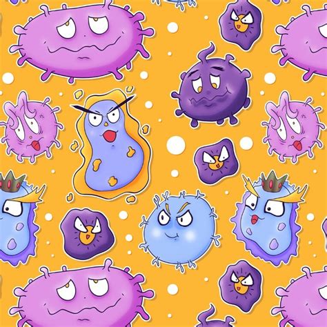 Cute Viruses Pattern By Jarrodjvandenberg On Newgrounds