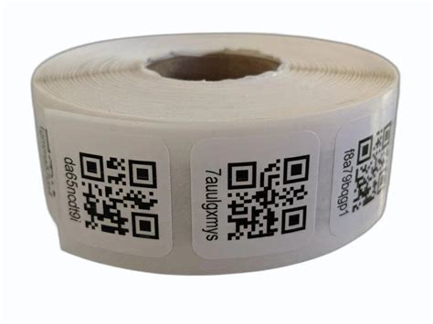 White Paper Sticker Size 1x1 Barcode Label Gsm 60 Gsm Size 3 X 3