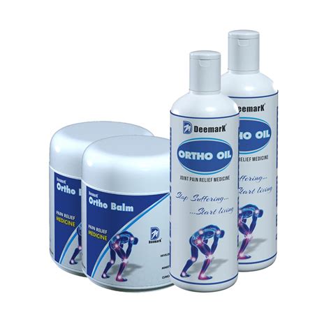 Buy Deemark Ortho Balm And Ortho Oil Combo Joint And Muscles Pain S