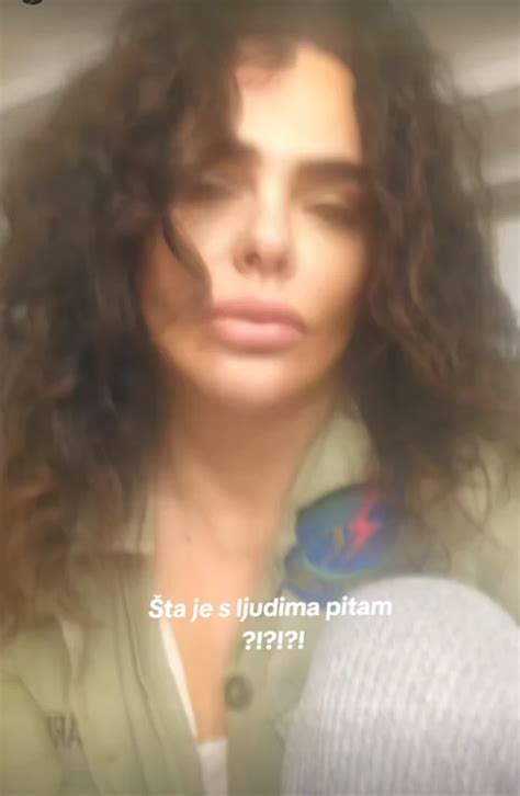 Glumica Srna Lango Objavila Snimak Šta Je Sa Ljudima Pitam Blic