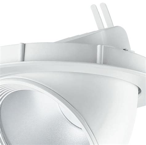 Faretto Bianco Riflettore Silver Orientabile Incasso Soffitto Ribassato